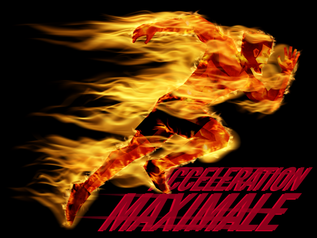 logo flame runner red - Accélération Maximale